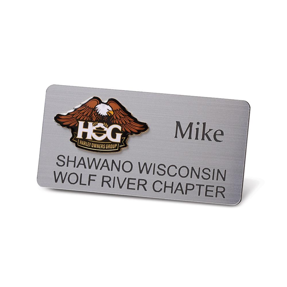 Name Badge (Military) | Norscot HOG Store