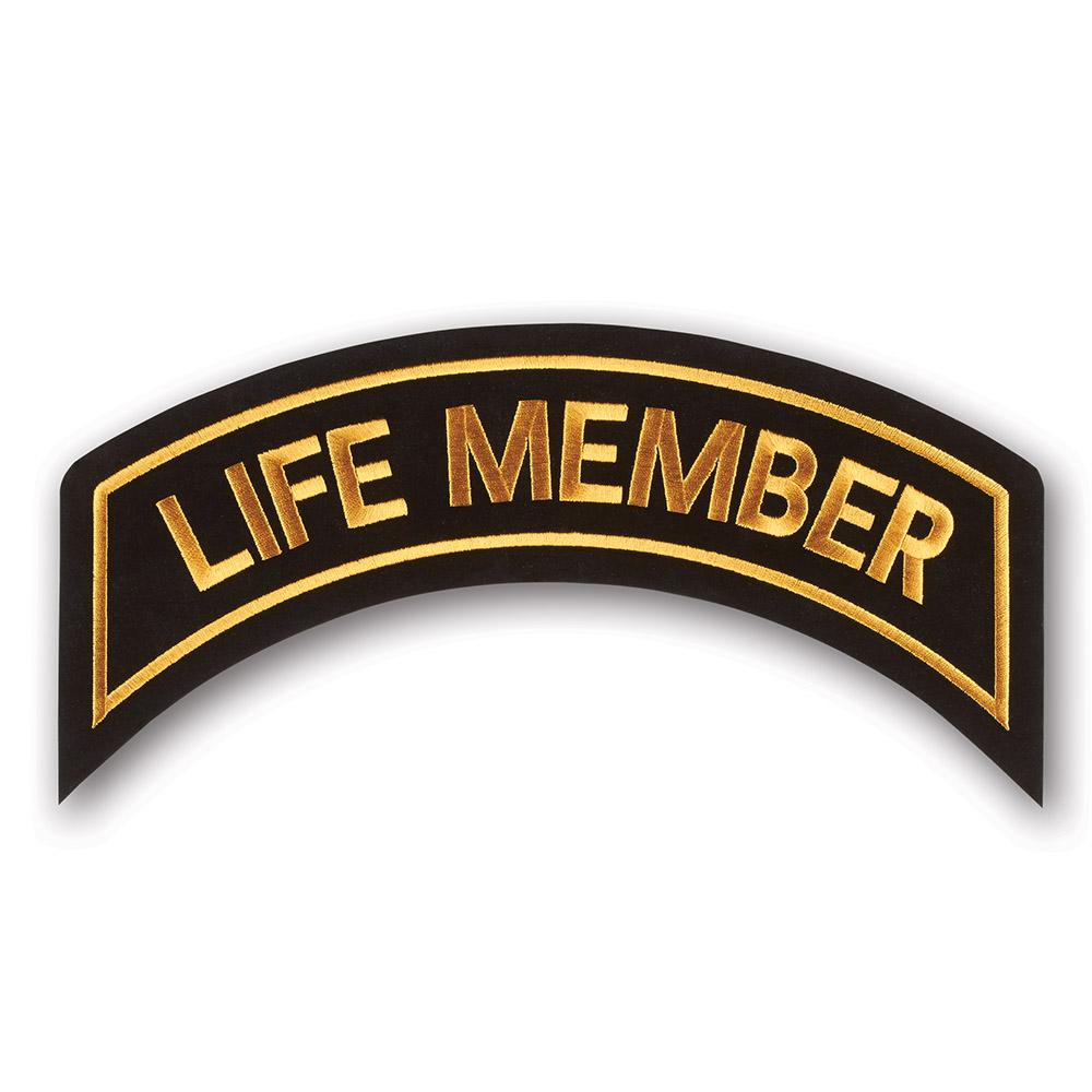 Large Life Member Gold Patch | Norscot HOG Store