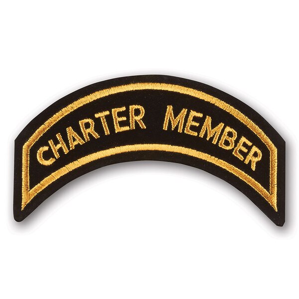 Gold Charter Member Patch | Norscot HOG Store