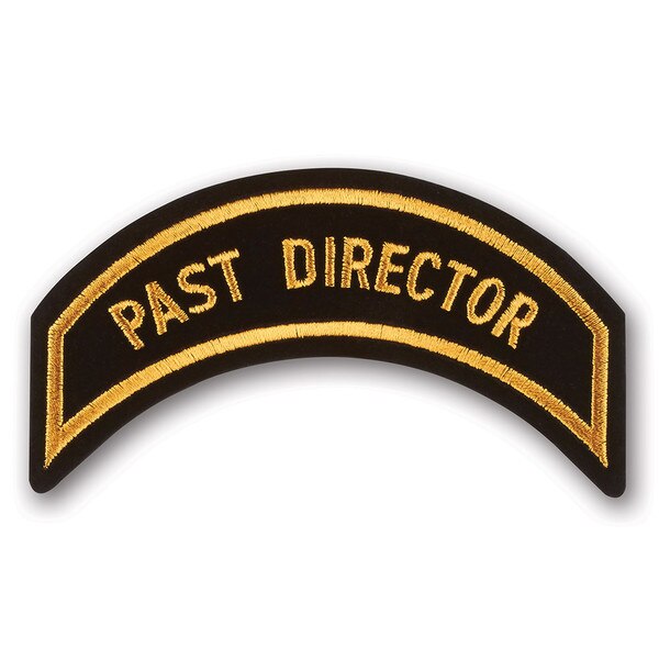 Gold Past Director Patch | Norscot HOG Store