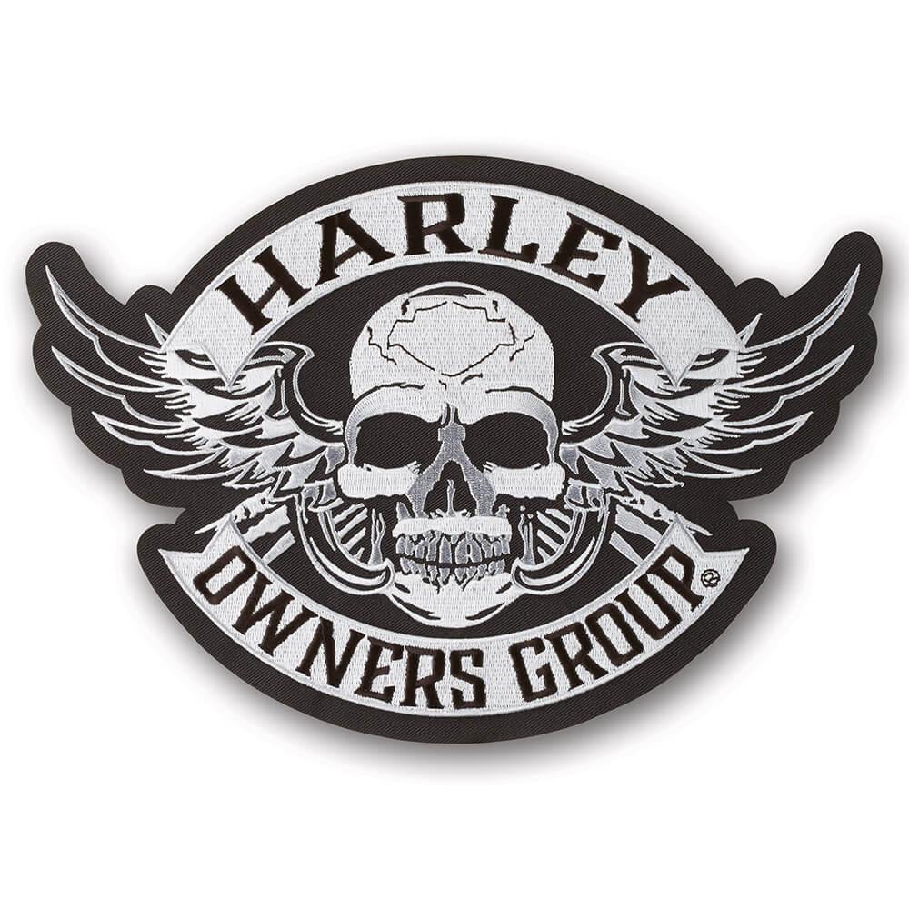 Large Winged Skull Patch | Norscot HOG Store