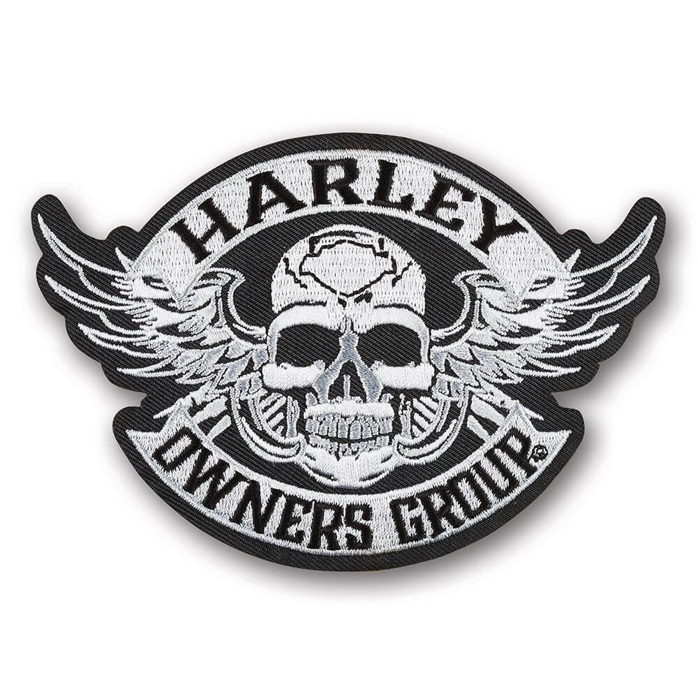 Small Winged Skull Patch | Norscot HOG Store