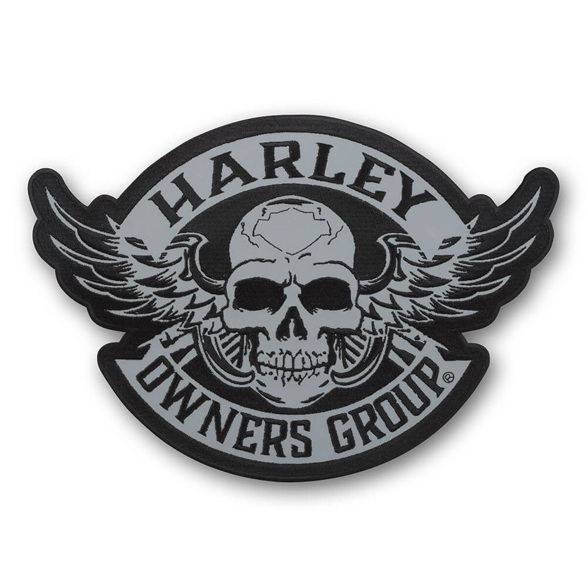 Large Reflective Skull Patch | Norscot HOG Store