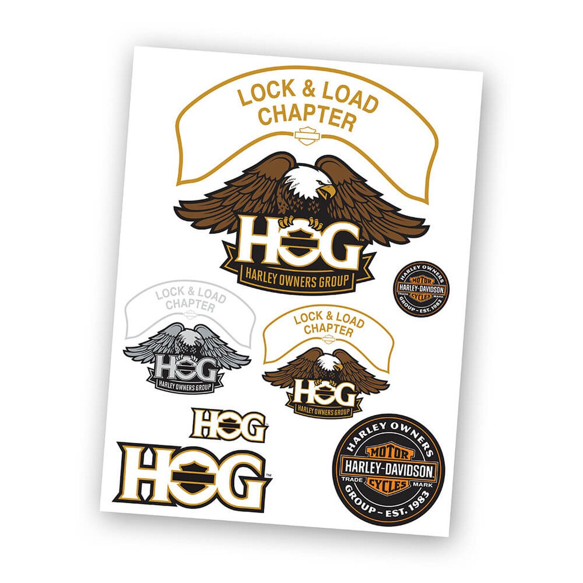 Chapter Decal Sheet | Norscot HOG Store