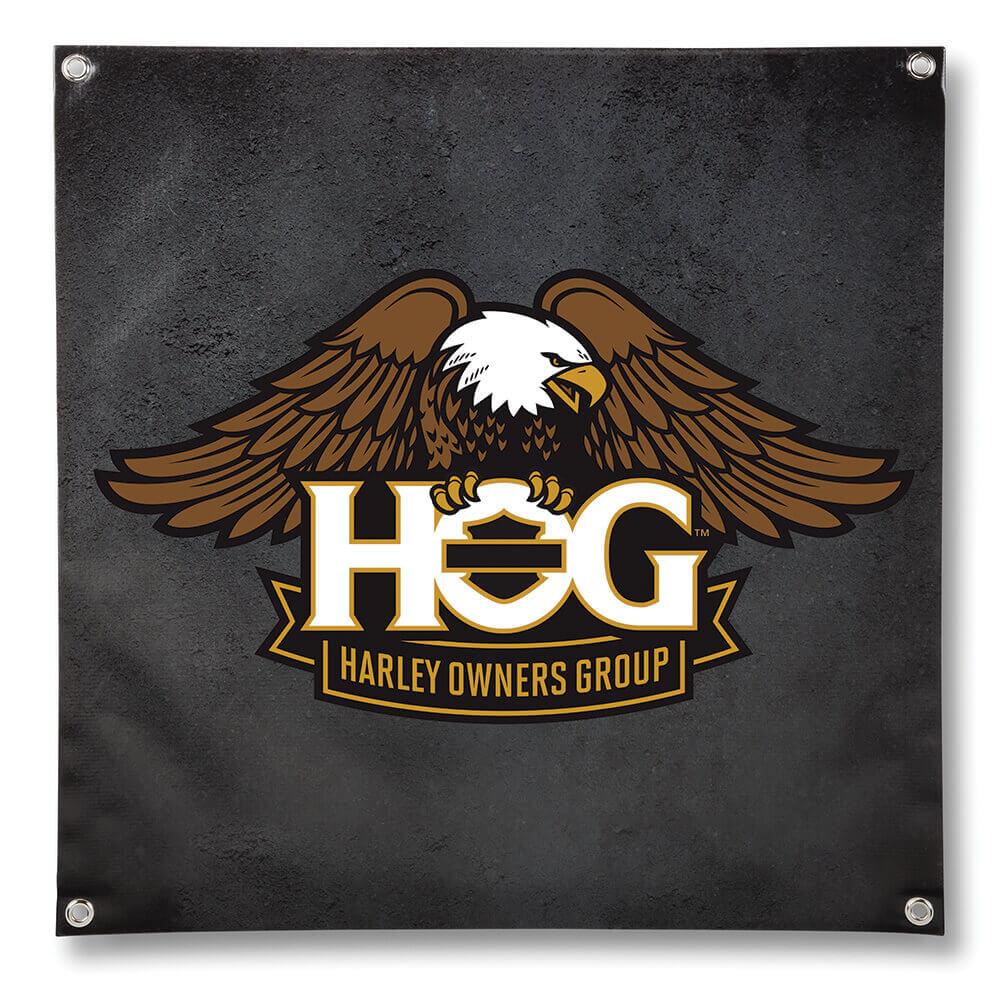 Eagle Logo Square Banner | Norscot HOG Store