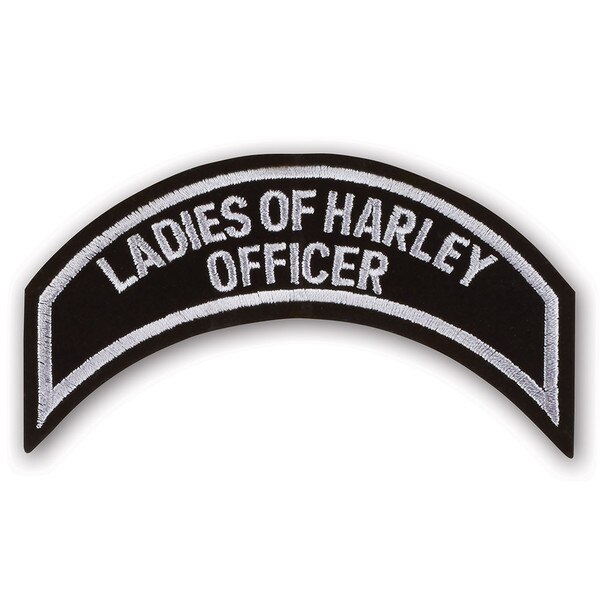 Silver Ladies of Harley Officer Patch | Norscot HOG Store